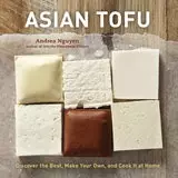 Obal kuchárskej knihy s rôznymi štýlmi tofu v blokoch.