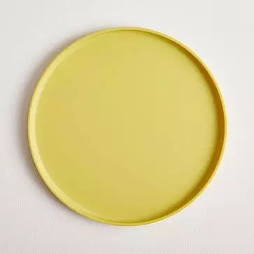 پیلے رنگ کی میلامین پلیٹ