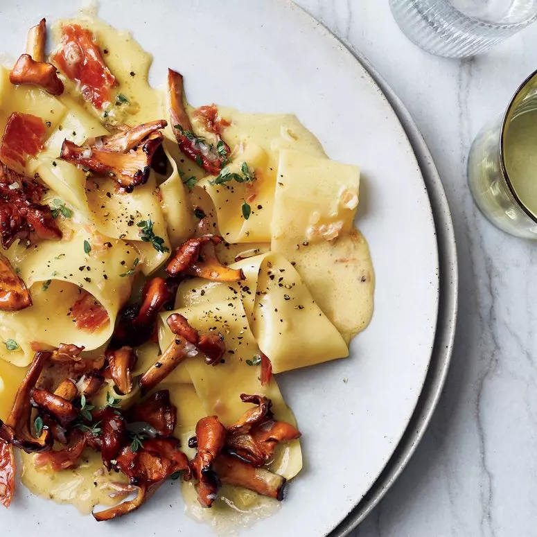 La imagen puede contener comida Pasta y Ravioli