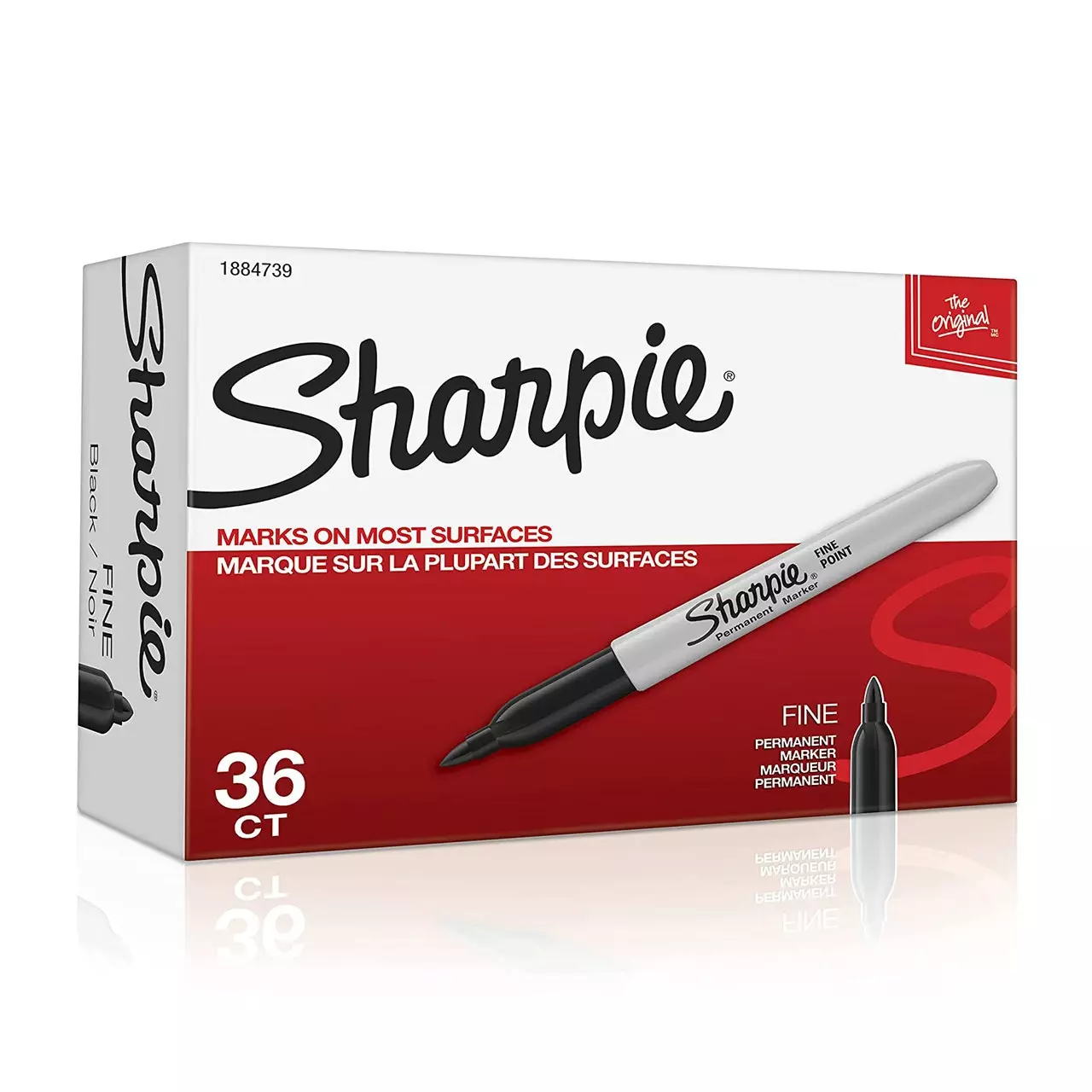 Sharpie Permaninte Markers Fine Point Swart 36 Count