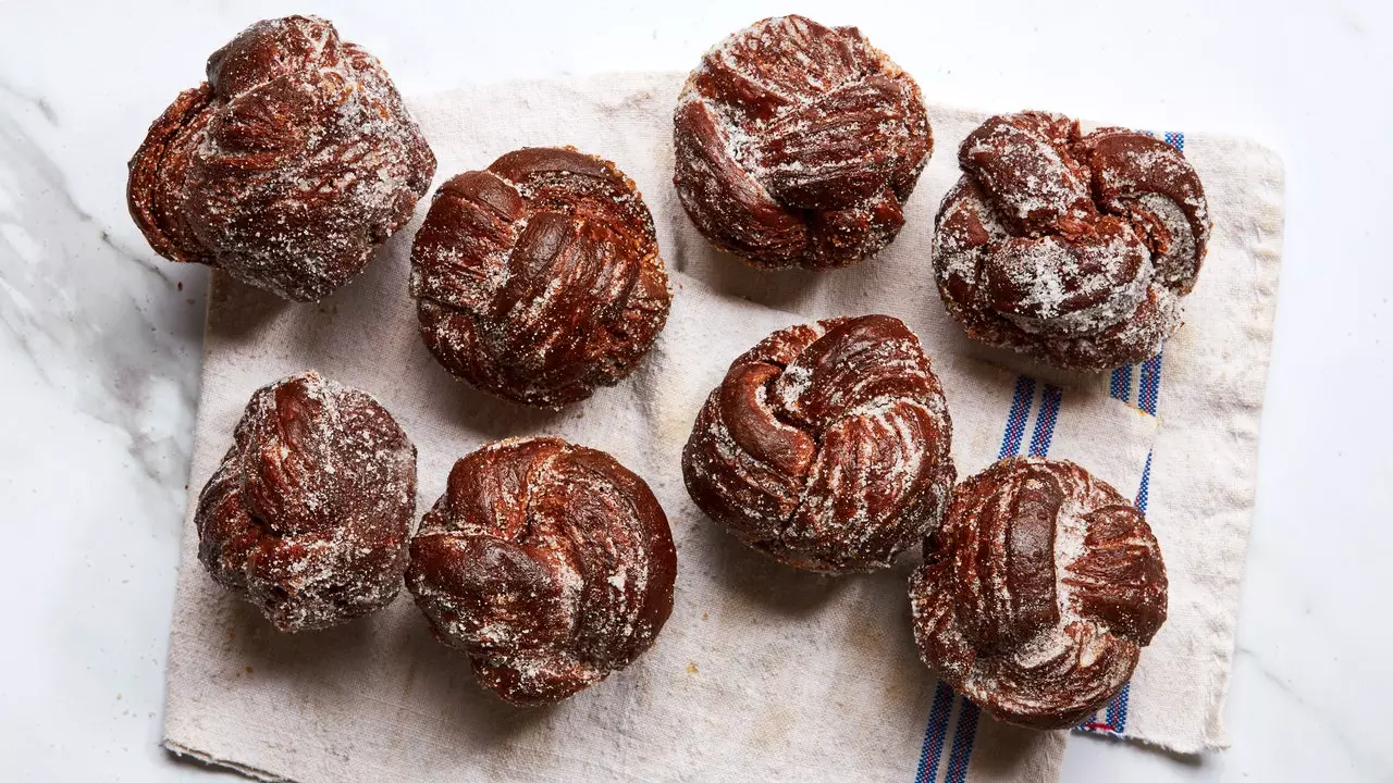 Petits pains briochés au cacao