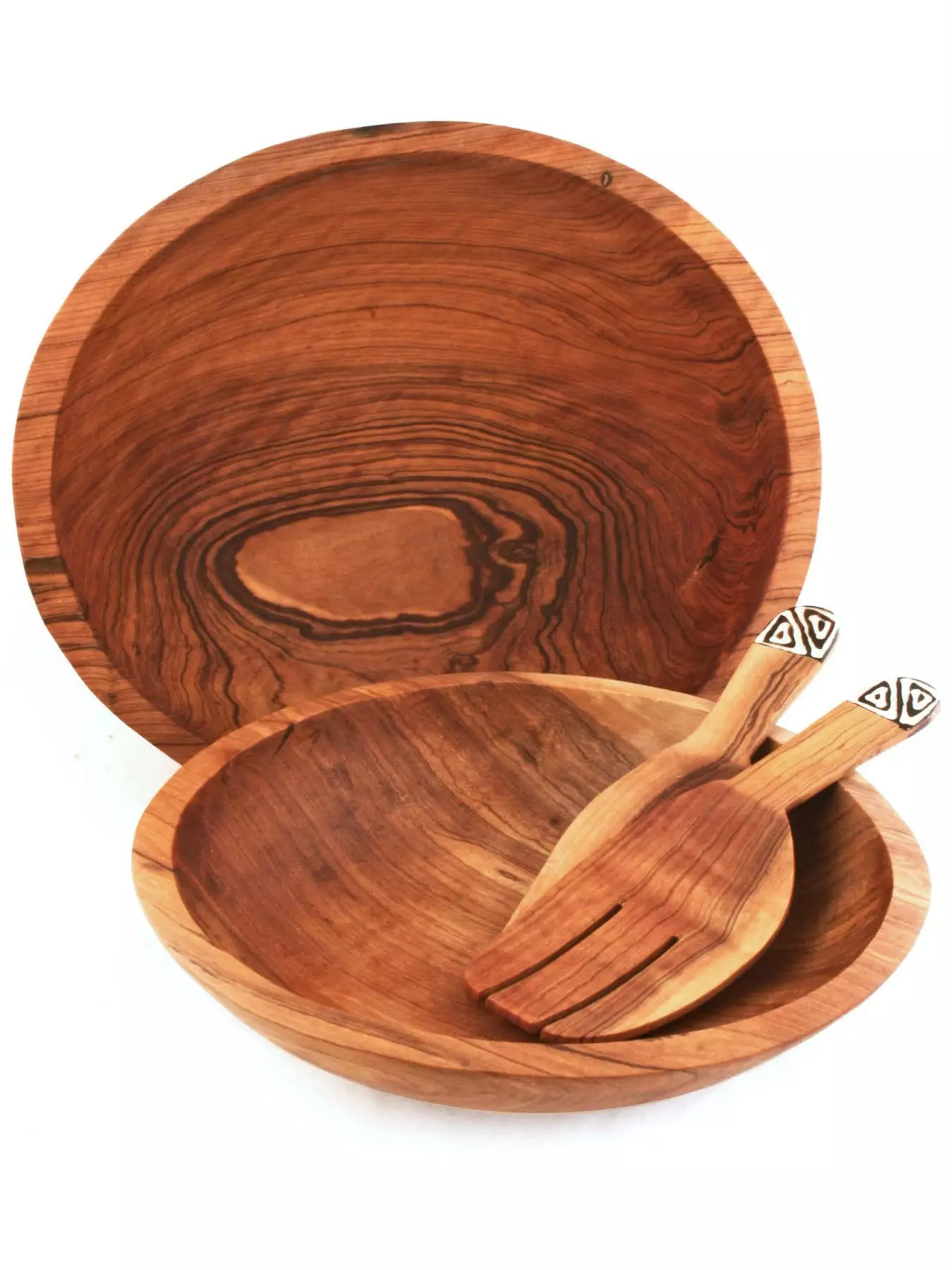 Image may contain Wood Bowl Plywood Furniture and Cutlery