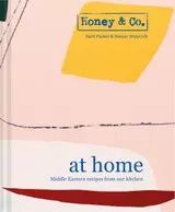Cover des Kochbuchs mit rosafarbenem Hintergrund und grafischen gelben, roten und cremefarbenen Farbschwaden.