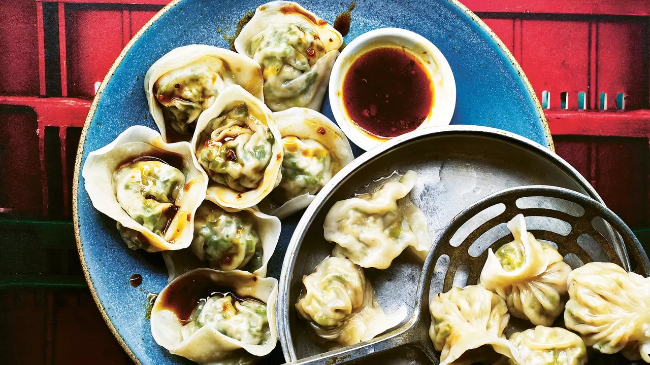 I-Pak Choi kunye ne-Kale Dumpling