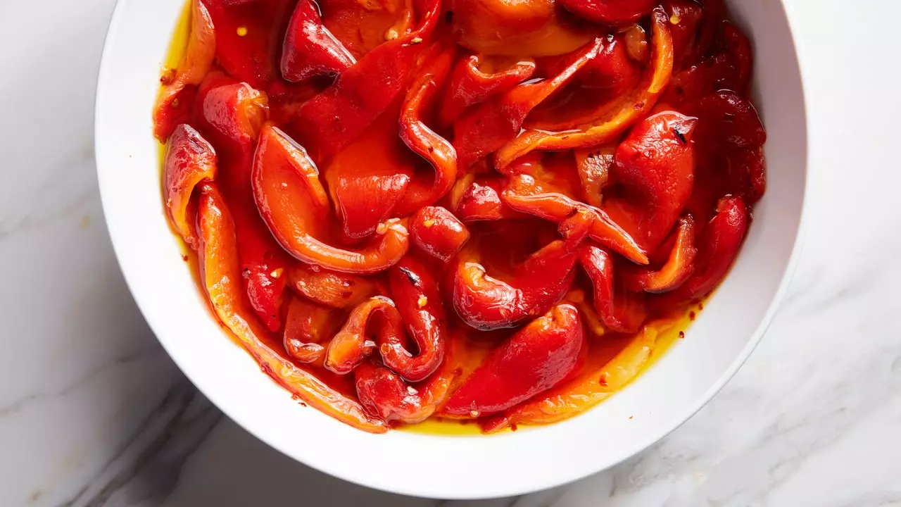 I-Big-Batch Marinated Bell Peppers