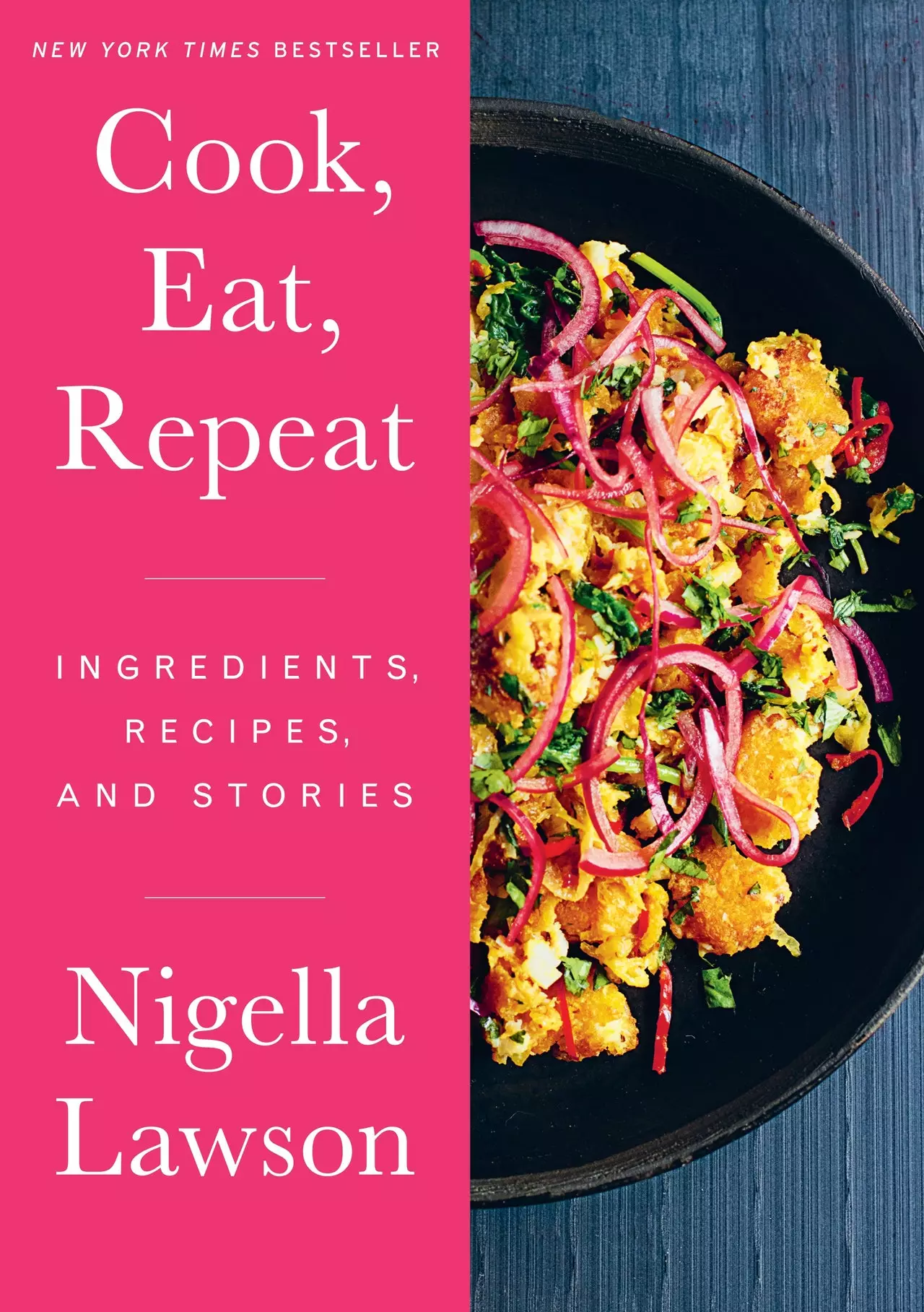 Portada del llibre de cuina Cook, Eat, Repeat de Nigella Lawson