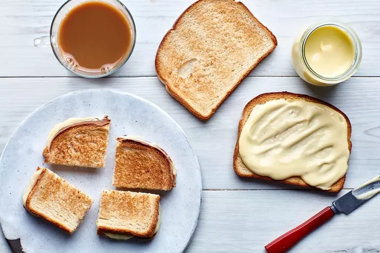 La imagen puede contener: comida, pan, tostadas francesas y tostadas