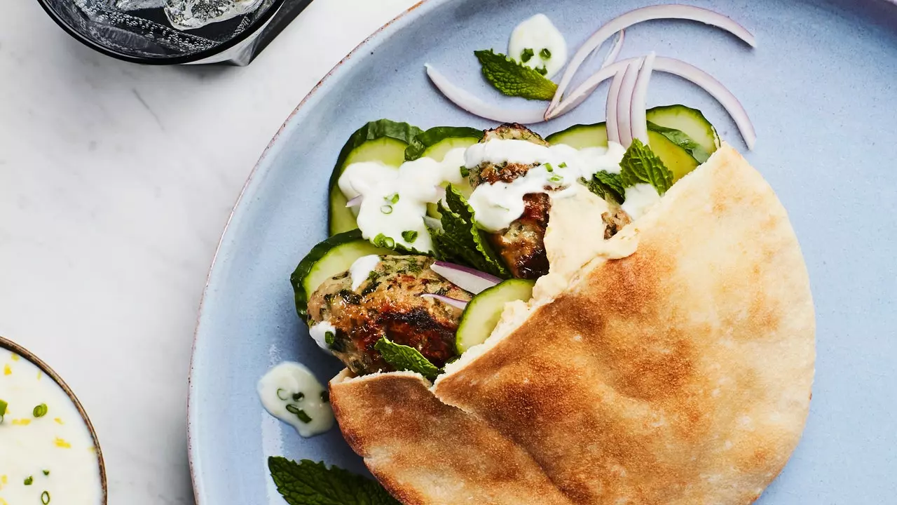 Herby Chicken Kofta Albondigak