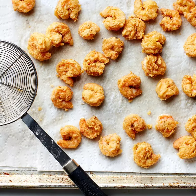 La imatge pot contenir Nuggets Food i Fried Chicken