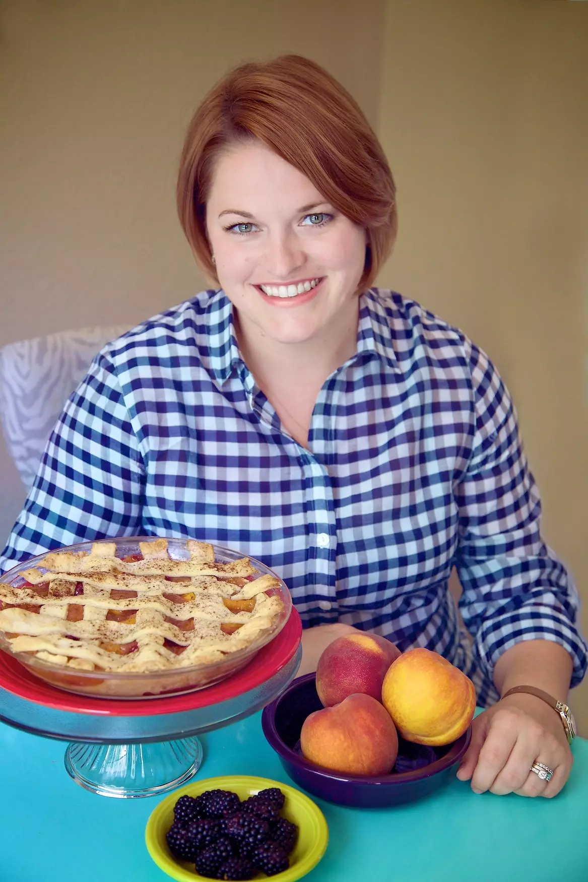 Image may contain Human Person Food Plant Pizza Fruit and Peach