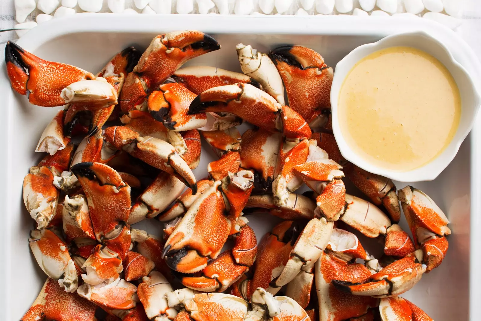 Kuva saattaa sisältää Food Egg Seafood Animal Crab Sea Life -ateria ja -ruokaa
