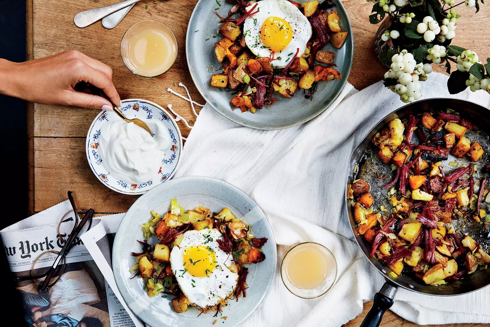 A imagem pode conter Pessoa Humana Comida Refeição Café da Manhã e Prato