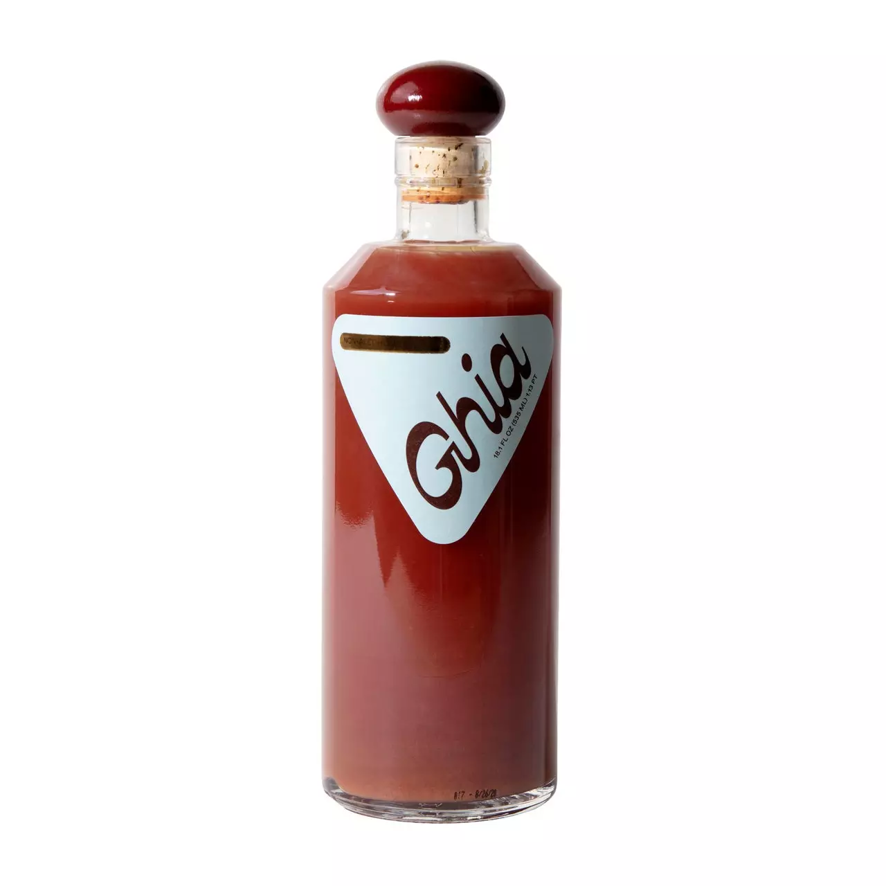 Ghia nealkoholinio aperityvo butelio nuotrauka.