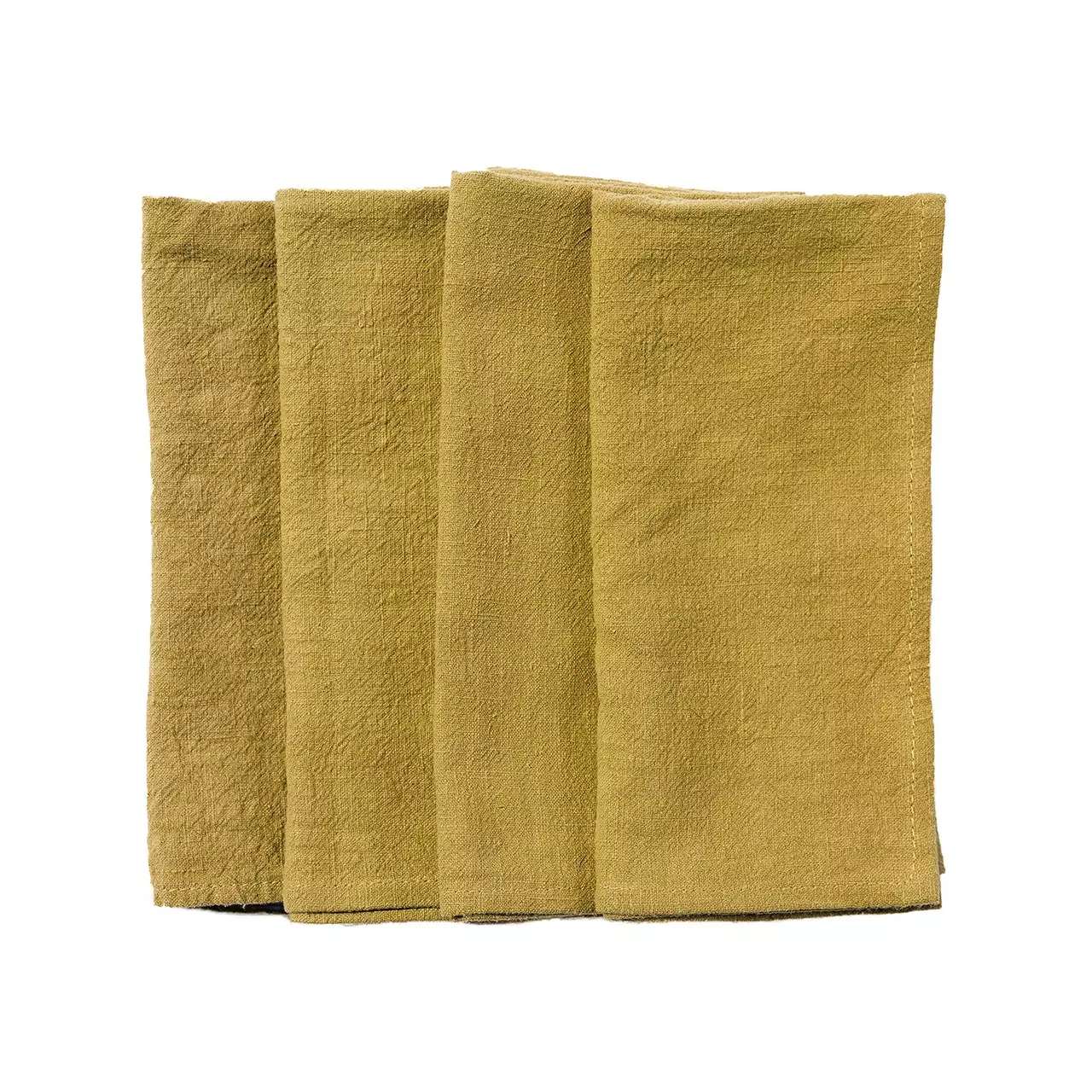 Foto de servilletas de lino Mustard Gallery de Caldo.