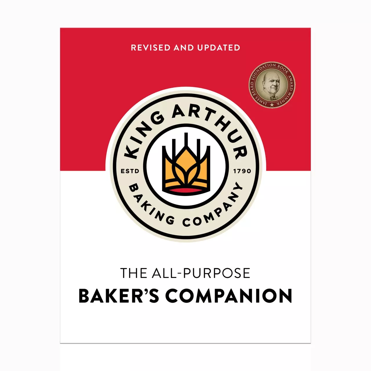 Şirket logosunun yer aldığı yemek kitabının kapağı.