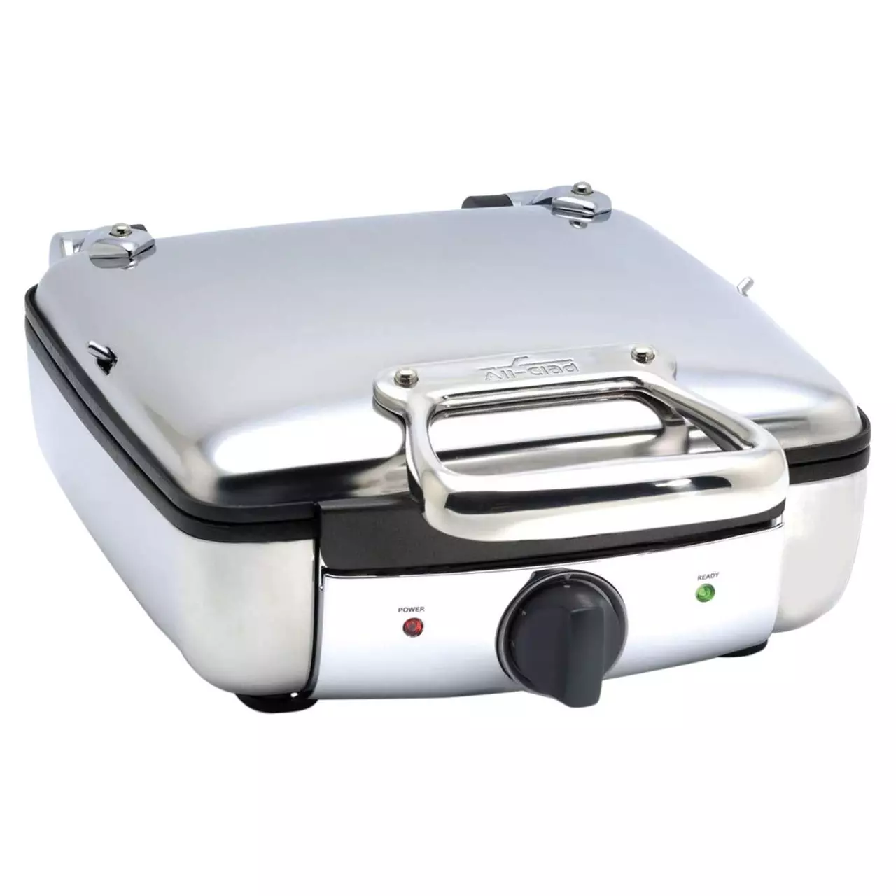 Chithunzi cha All-Clad Stainless Steel Belgian Waffle Maker.