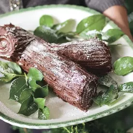 La imatge pot contenir Aliments Carn de porc Plat de menjar Bistec Humà i Persona