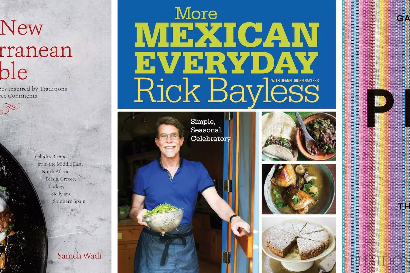 Picha inaweza kuwa na Tangazo la Rick Bayless Binadamu Karatasi ya Brosha na Kolagi