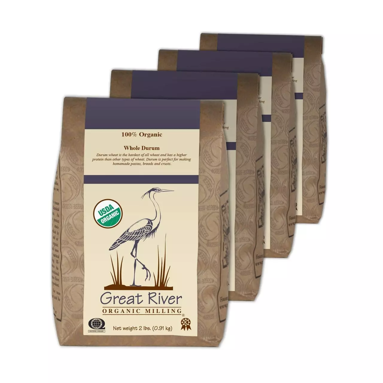 Great River Organic Milling, Whole Grain Durum Wheat