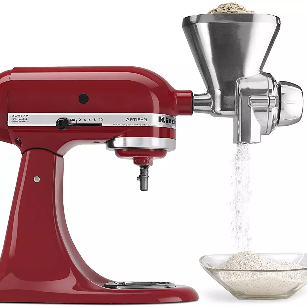 KitchenAid KGM ఆల్ మెటల్ గ్రెయిన్ మిల్ అటాచ్మెంట్