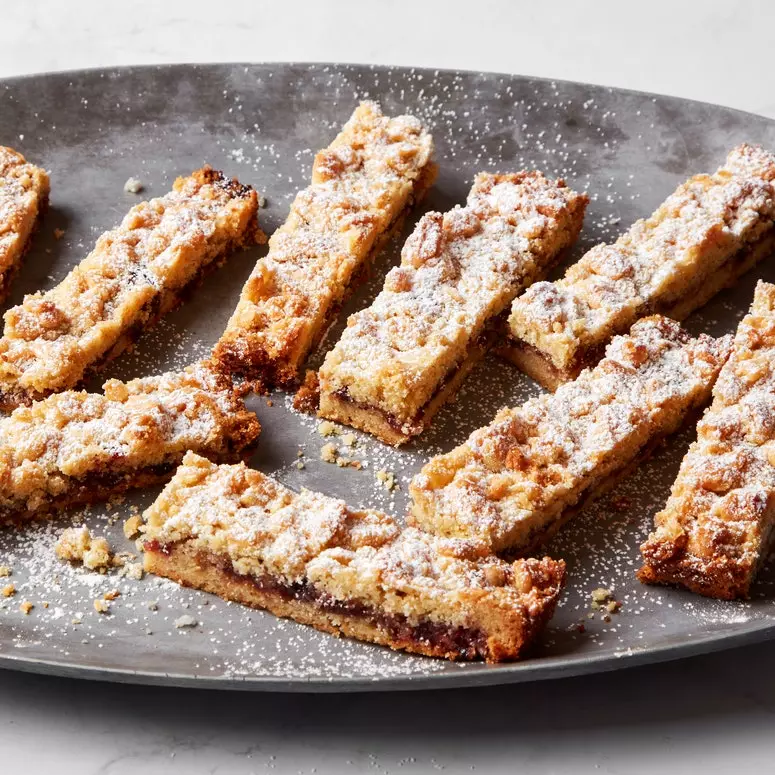 foto di biscotti di pane corto al lampone