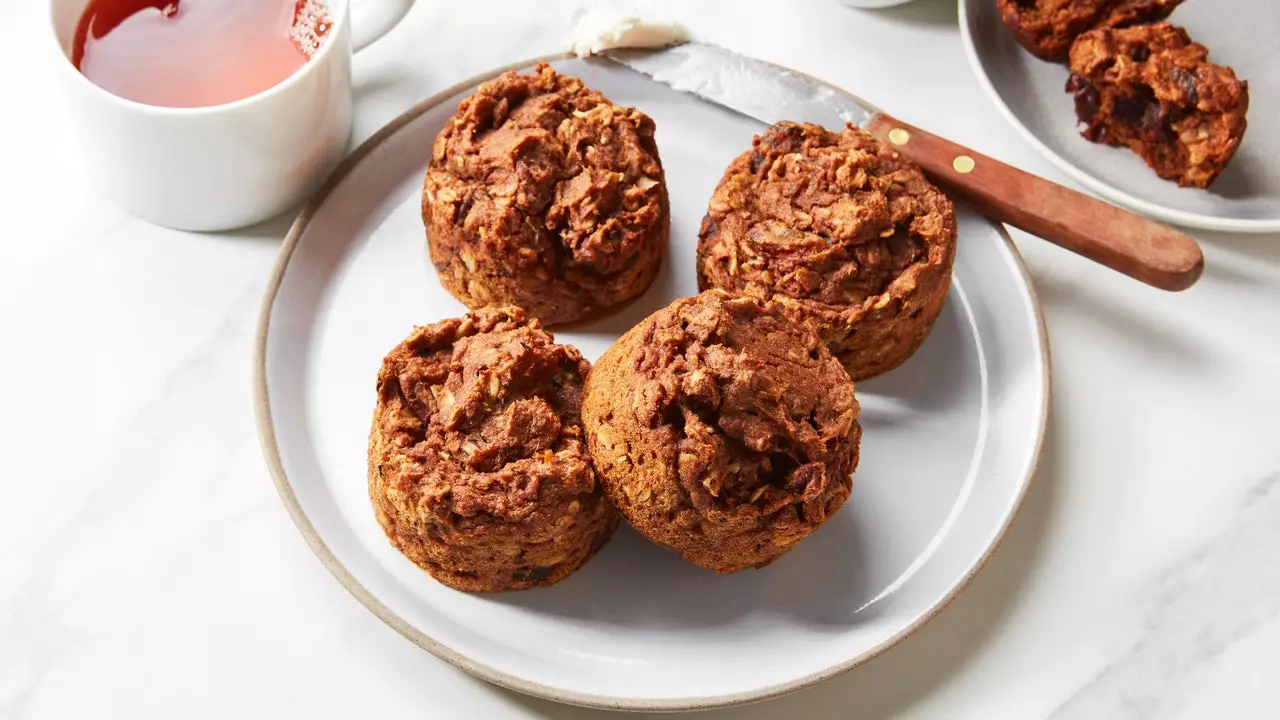Muffins Date Potato Sweet