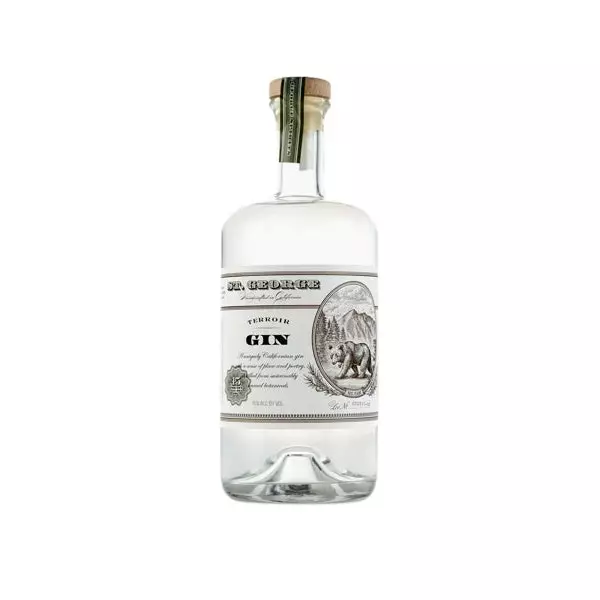 Foto sebotol Gin St. George Terroir.