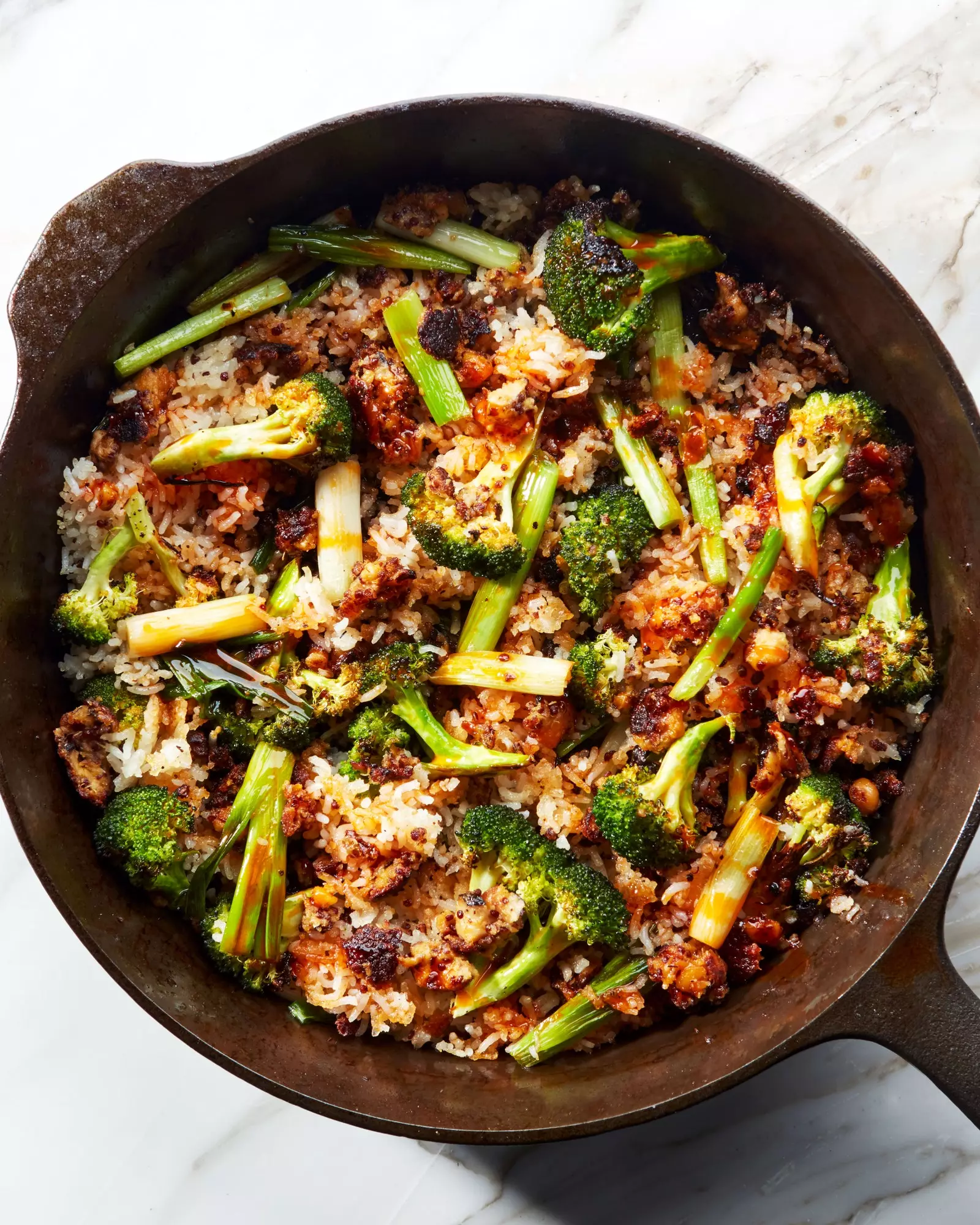 Foto von Veggie Burger Fried Rice