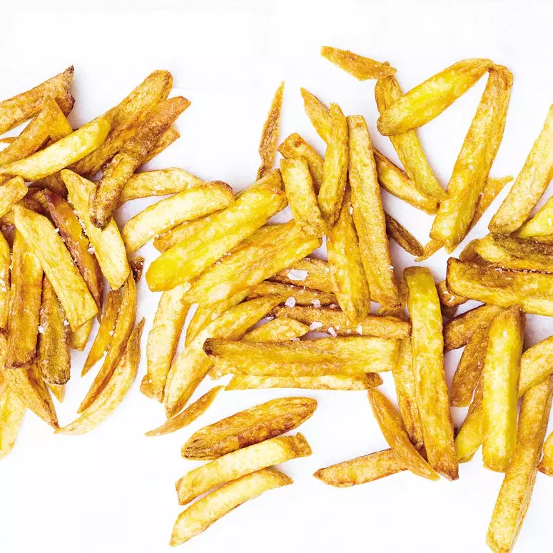 Hoton fries don girke-girke mai soyayyen dankalin turawa.