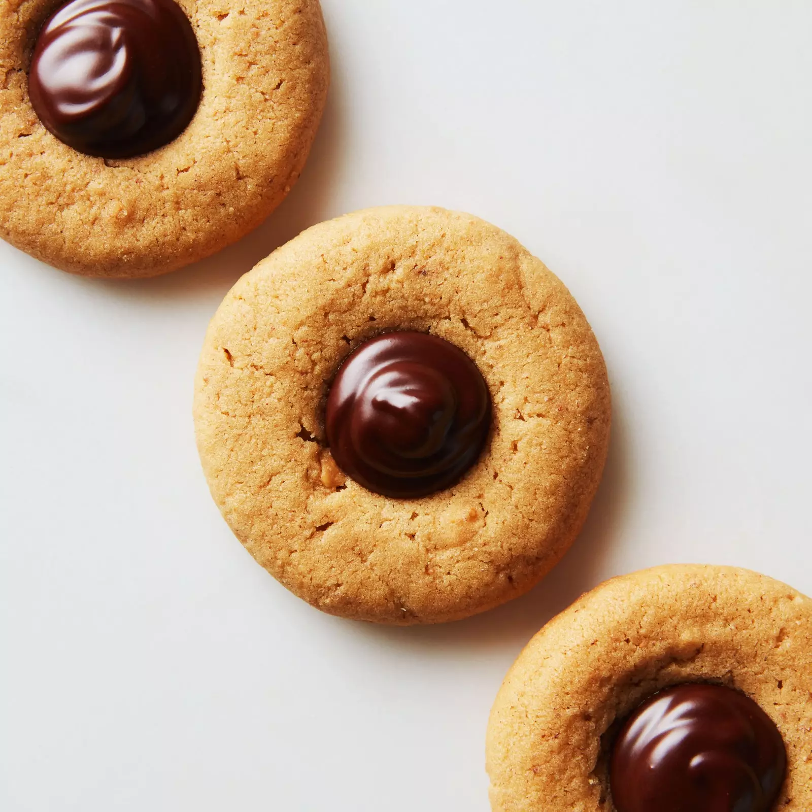 Photo of Ganache Peanut Butter Blossoms