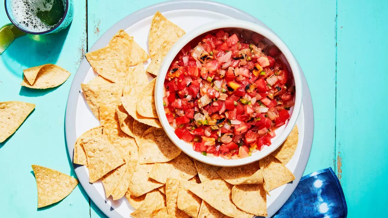 3-Ingredient Grilled and Fresh Tomato Salsa