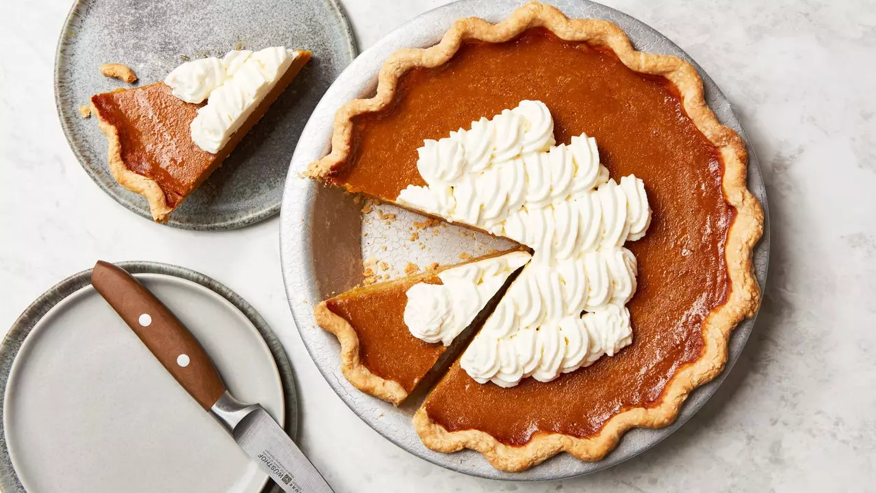 Ny Pumpkin Pie dia tsara kokoa amin'ny tsindry