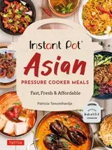 Couverture de livre de cuisine pour les repas de l'autocuiseur asiatique Instant Pot