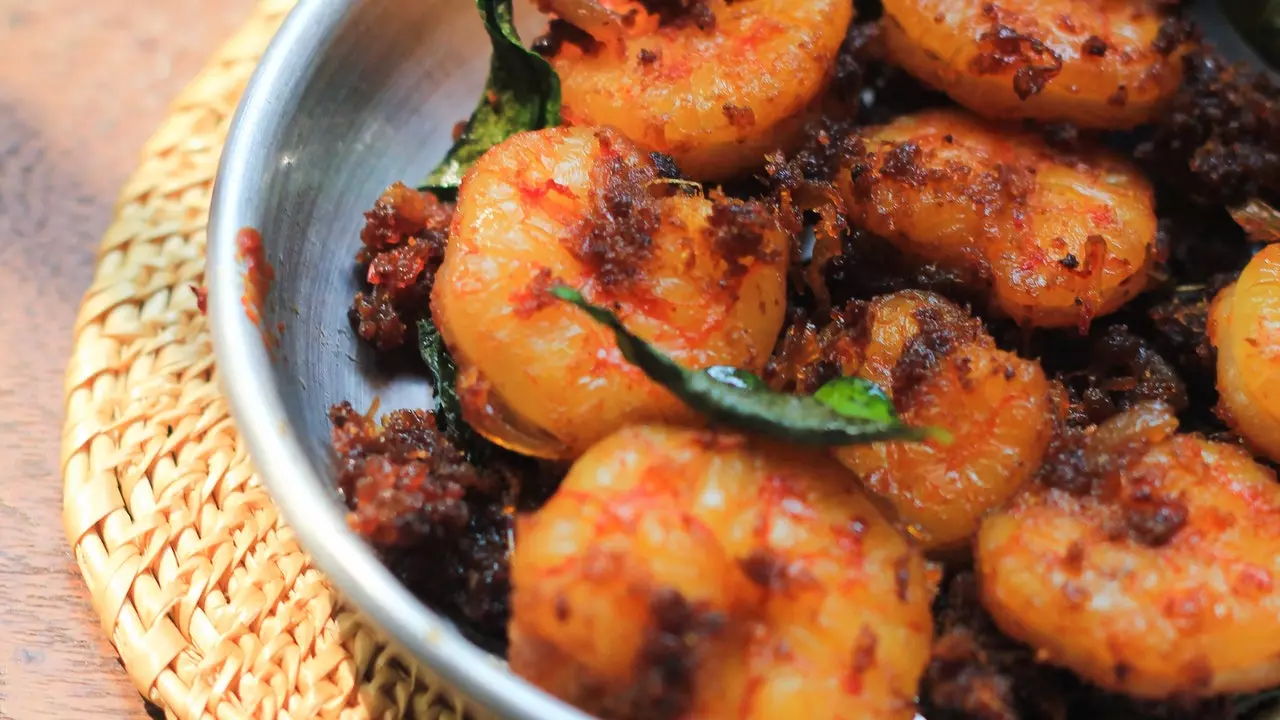 Royyala Iguru (Stir-Fried Prawns)